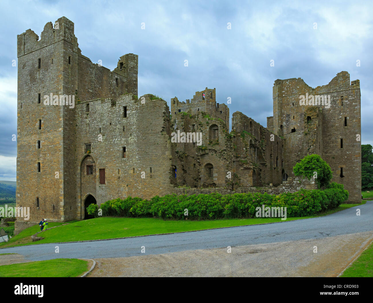 Bolton Castle, Wensleydale, Yorkshire. 14th century castle, still in ...
