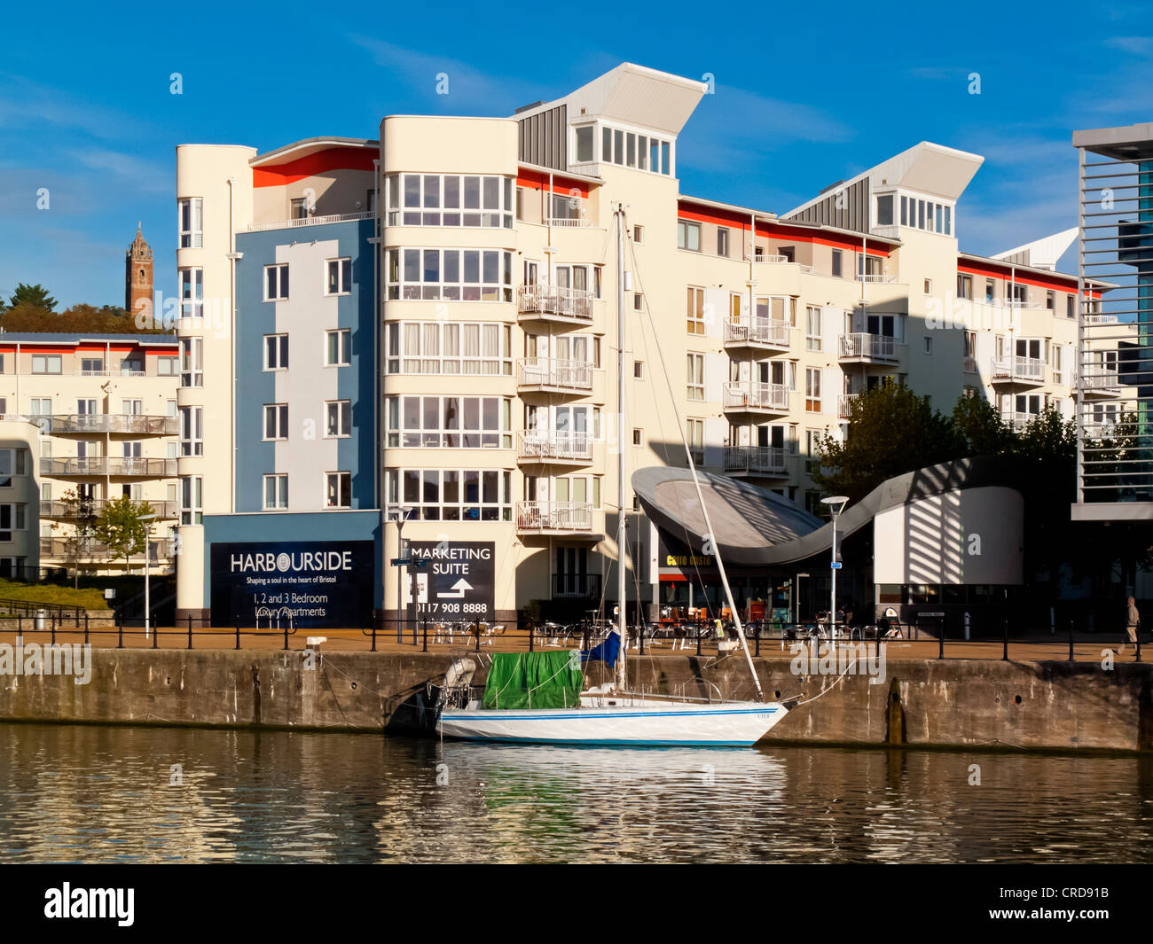 Bristol Docks and Harbour area in the city centre England UK which has ...