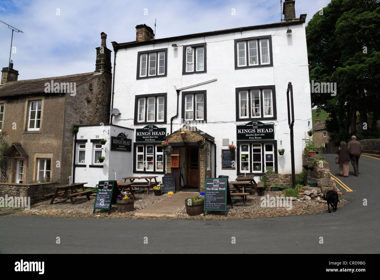 Kings Head Pub, Kettlewell, Yorkshire Stock Photo - Alamy