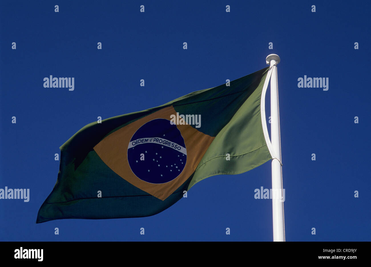 The national flag of Brazil Stock Photo - Alamy