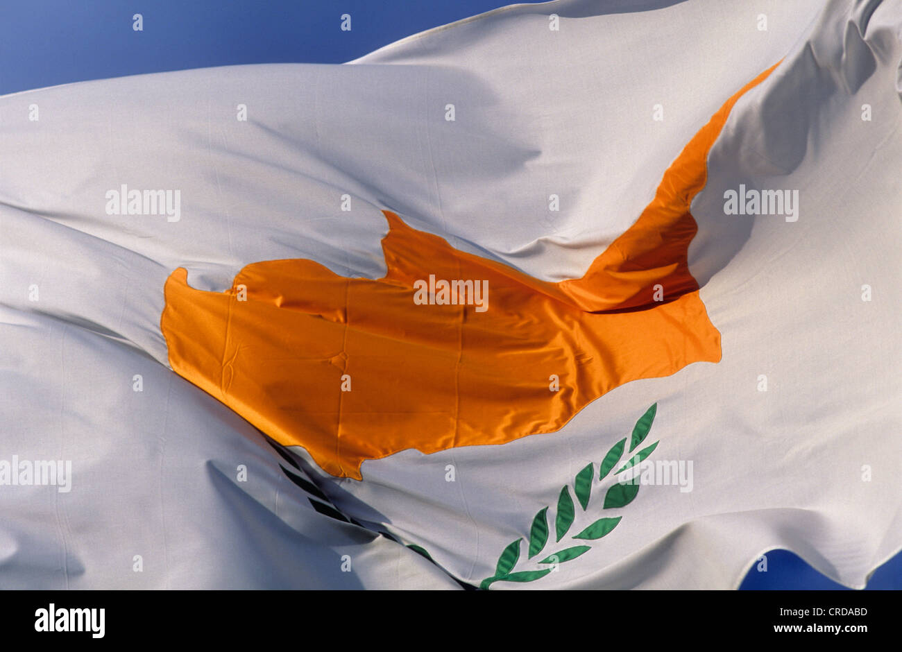 The national flag of Cyprus Stock Photo - Alamy