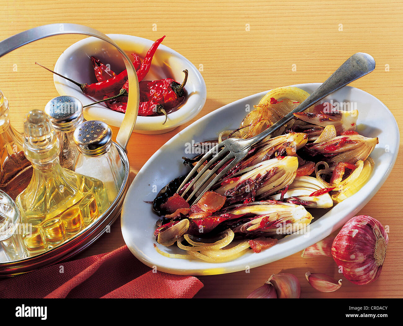 Roasted radicchio, Italy Stock Photo - Alamy