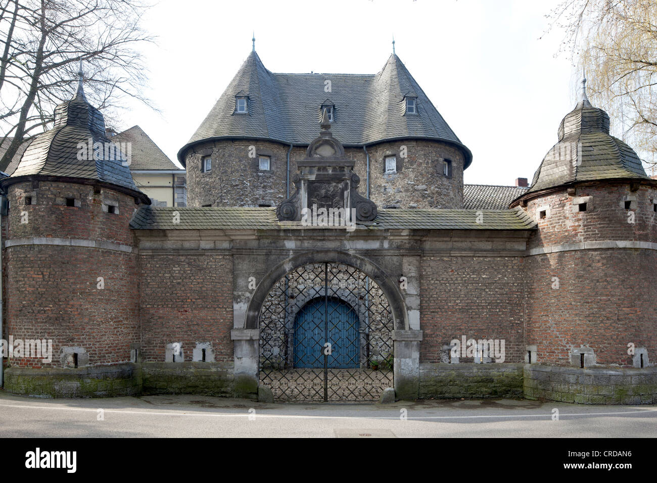 Imperial Abbey of Kornelimuenster, gatehouse, Aachen, North Rhine ...
