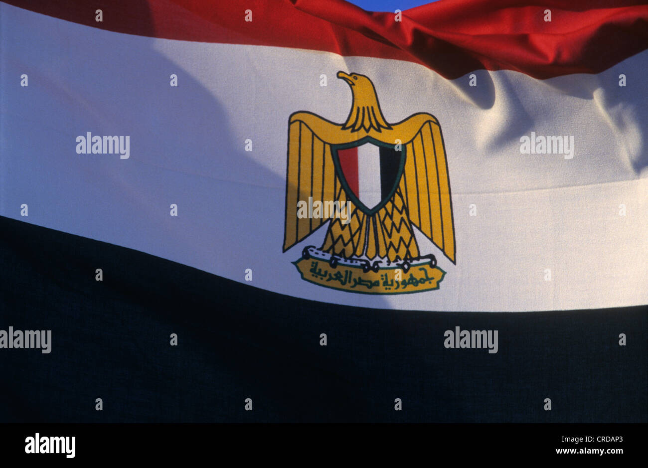 The national flag of Egypt Stock Photo - Alamy