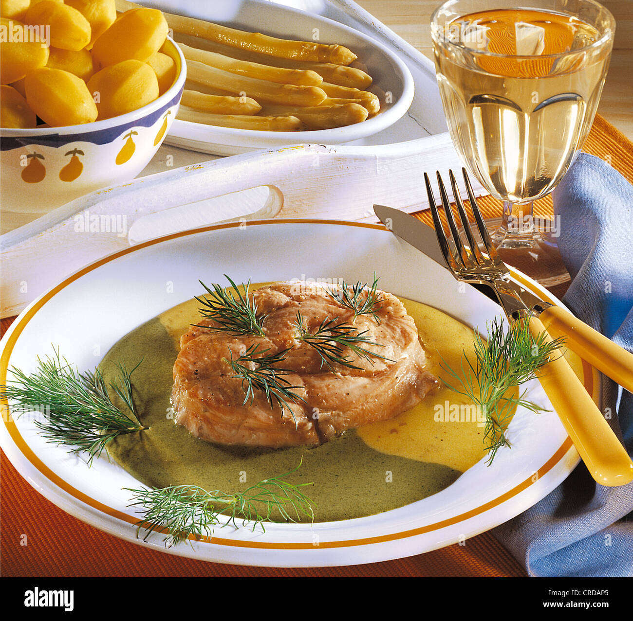 Tray and two fishes hi-res stock photography and images - Alamy