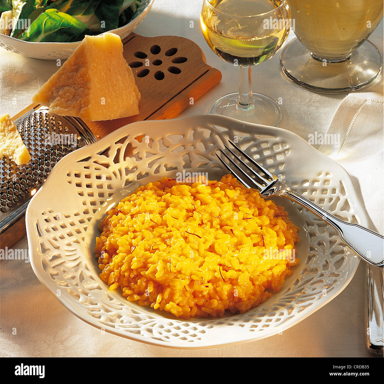 Risotto alla Milanese, Italy Stock Photo - Alamy