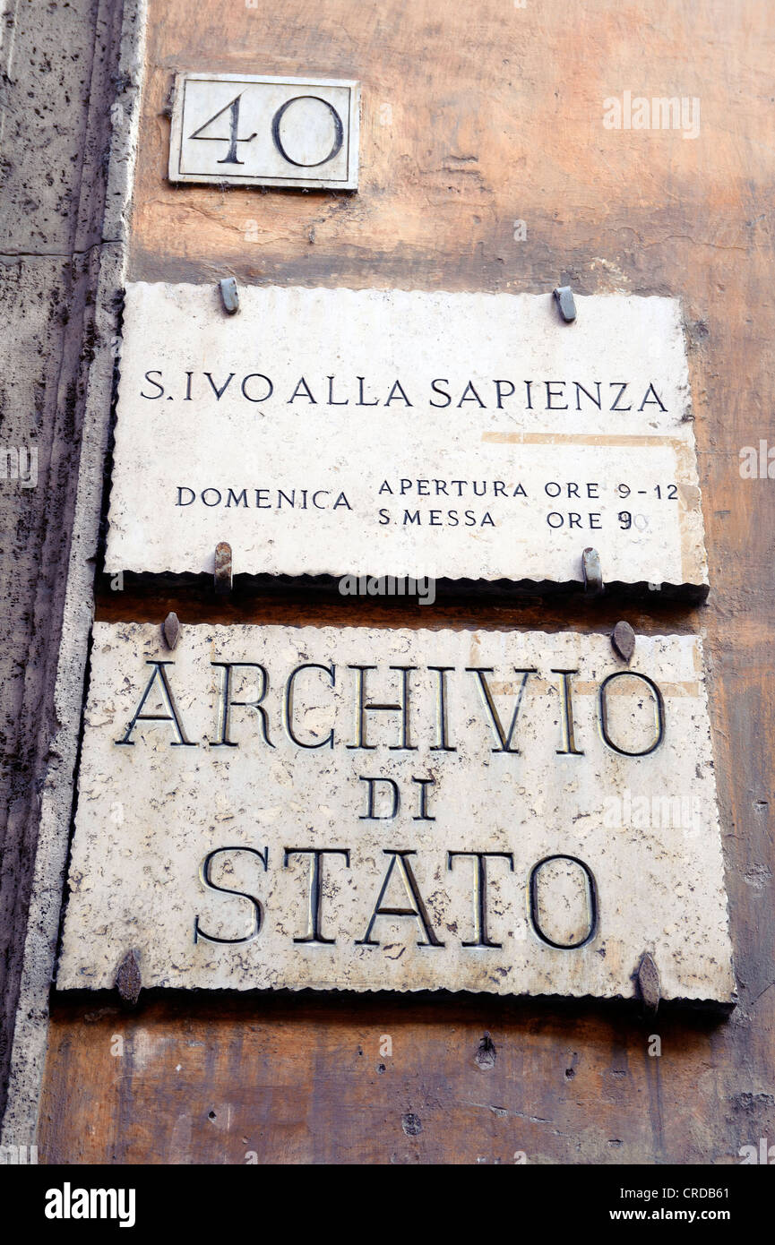 Rome sign hi-res stock photography and images - Alamy