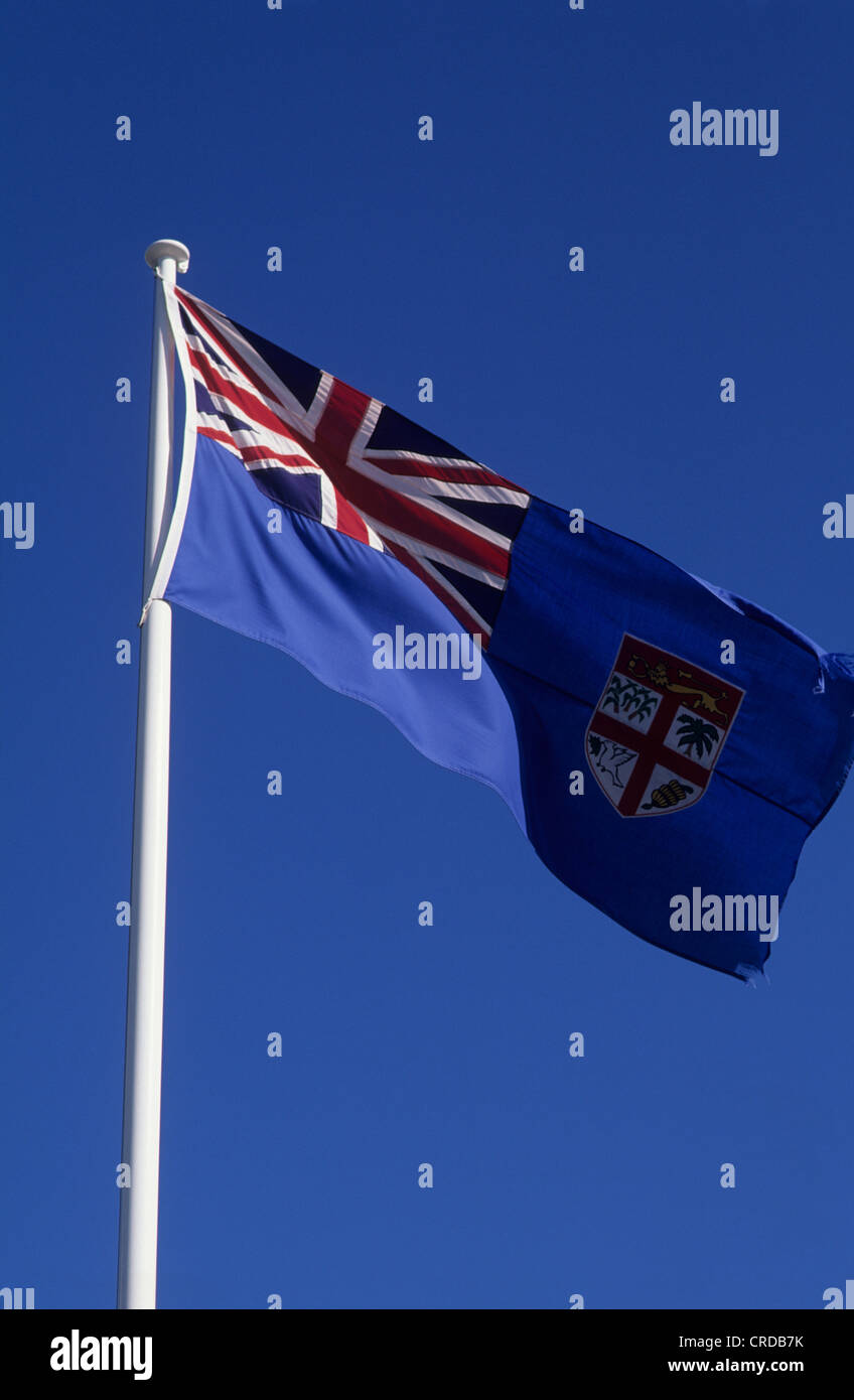 The national flag of Fiji Stock Photo - Alamy