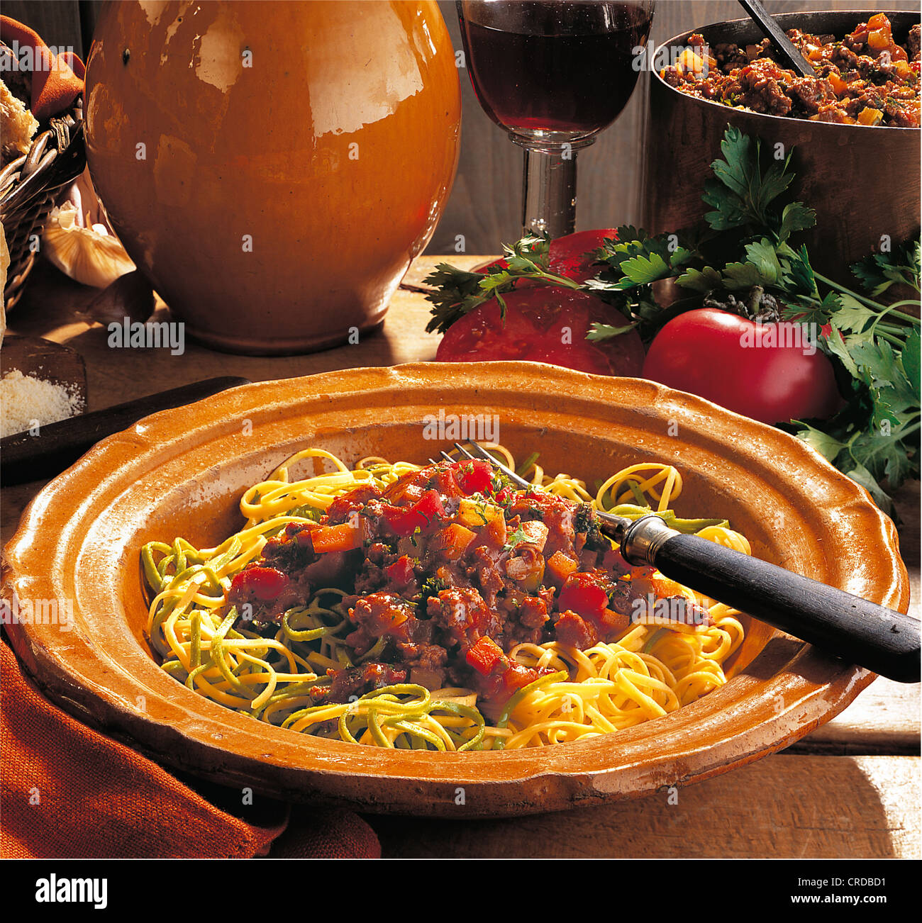 Tagliarini alla Bolognese, Italy Stock Photo - Alamy