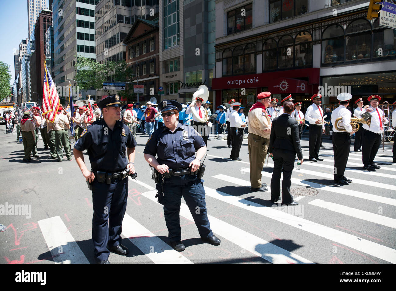 Nypd band hi-res stock photography and images - Alamy