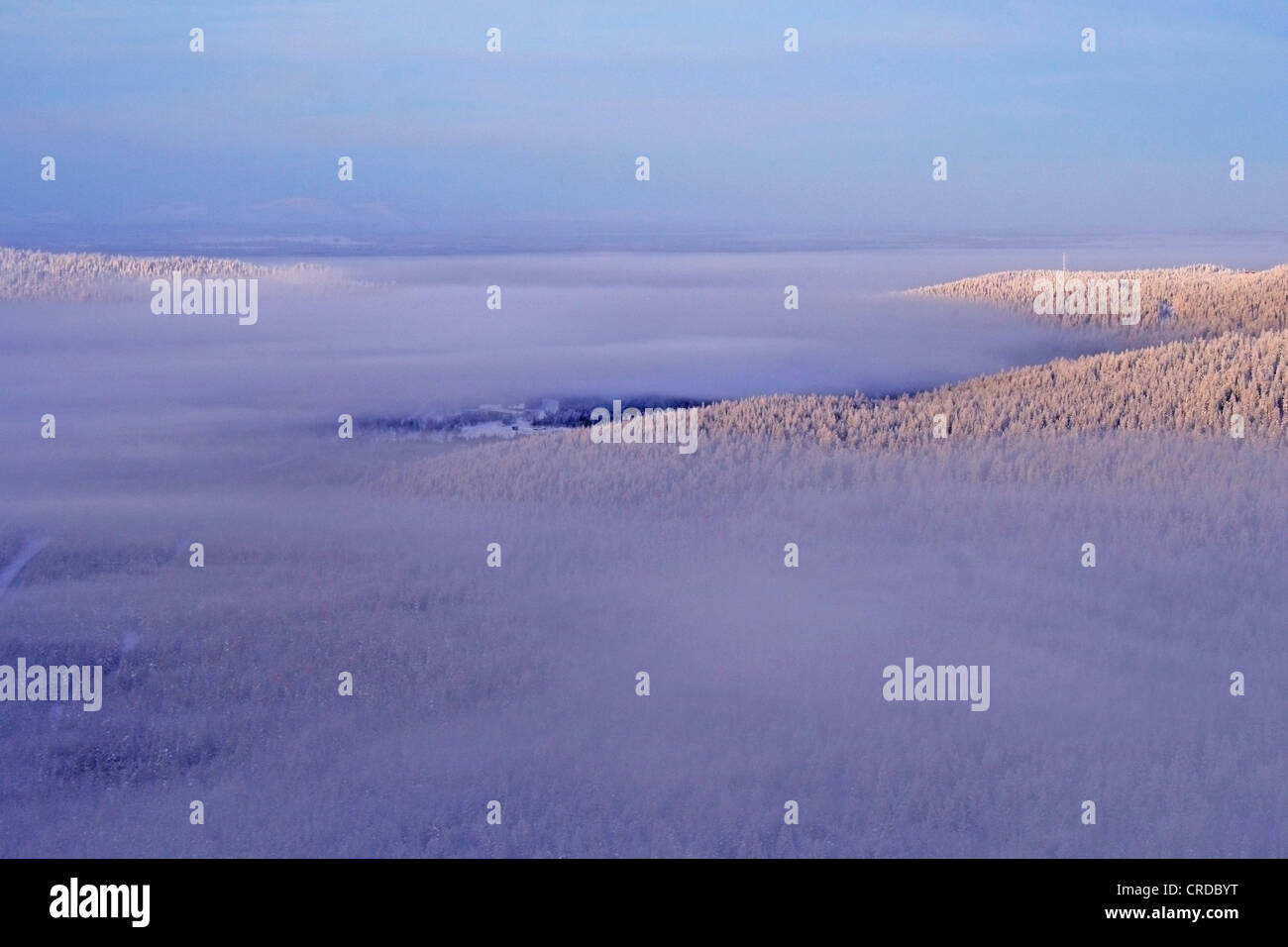 Kittilae photographed from air, Finland, Lapland Stock Photo - Alamy