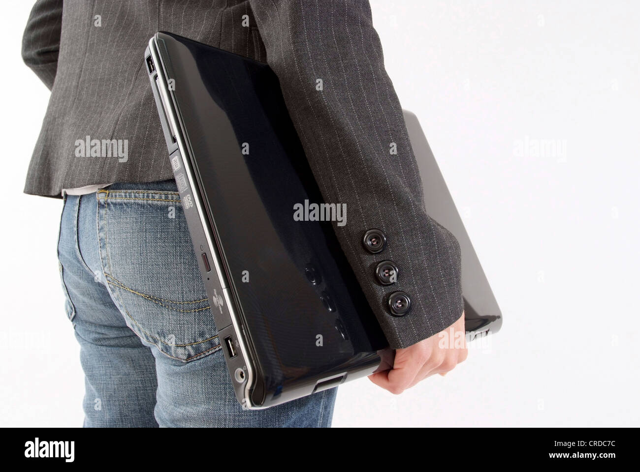 carry laptop under arm Stock Photo - Alamy