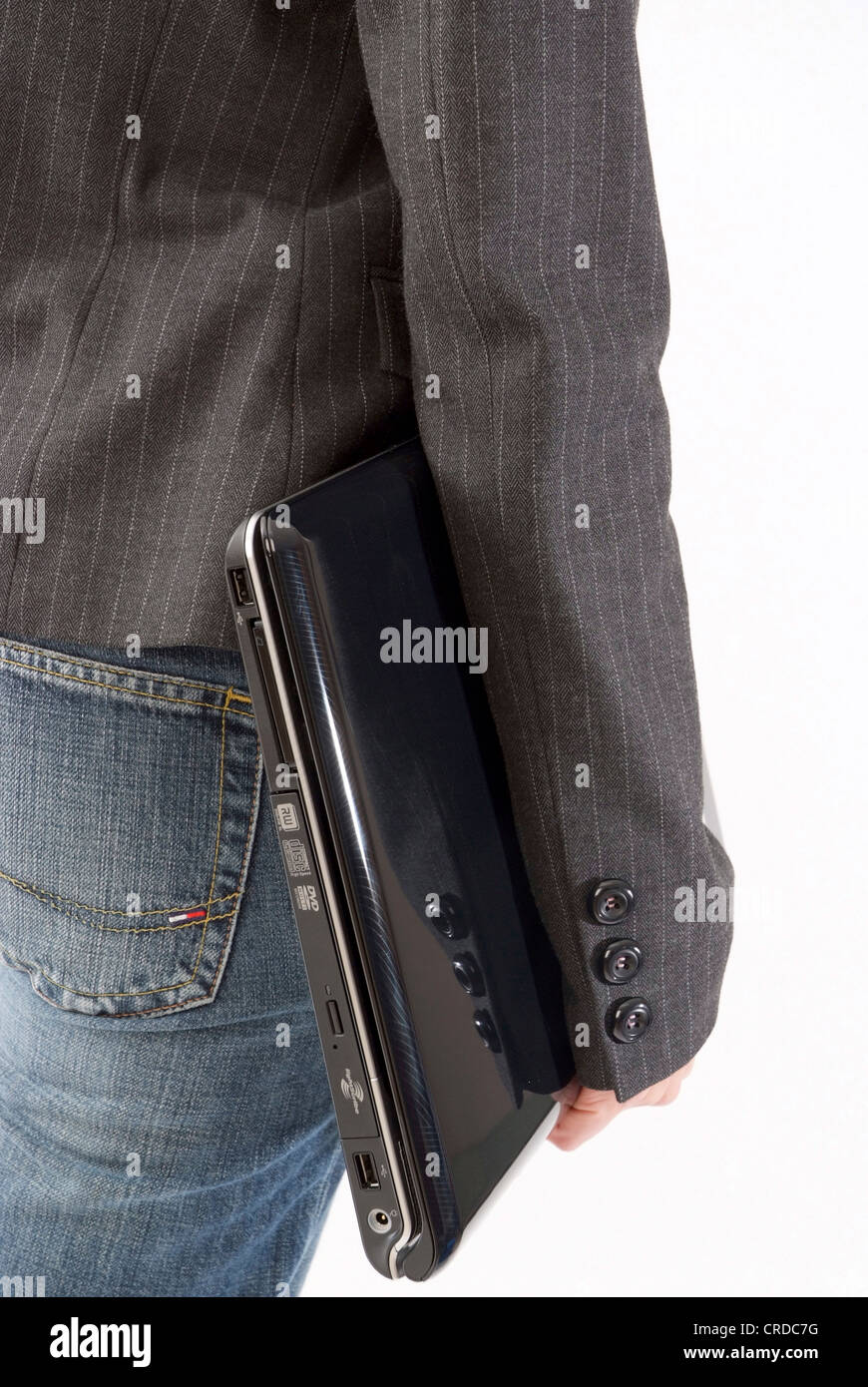 carry laptop under arm Stock Photo - Alamy