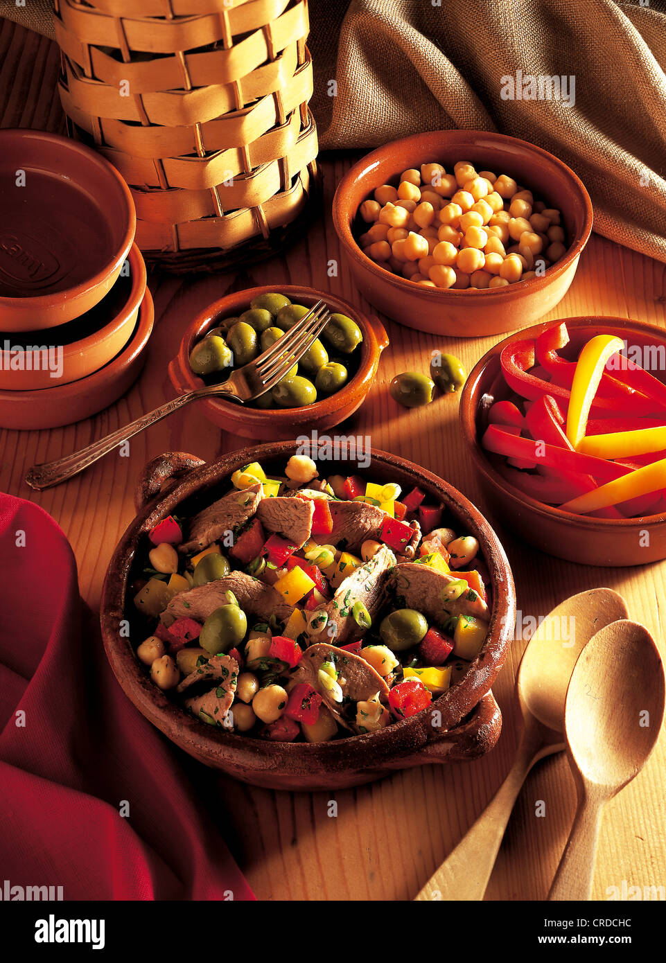 Basque lamb salad hi-res stock photography and images - Alamy