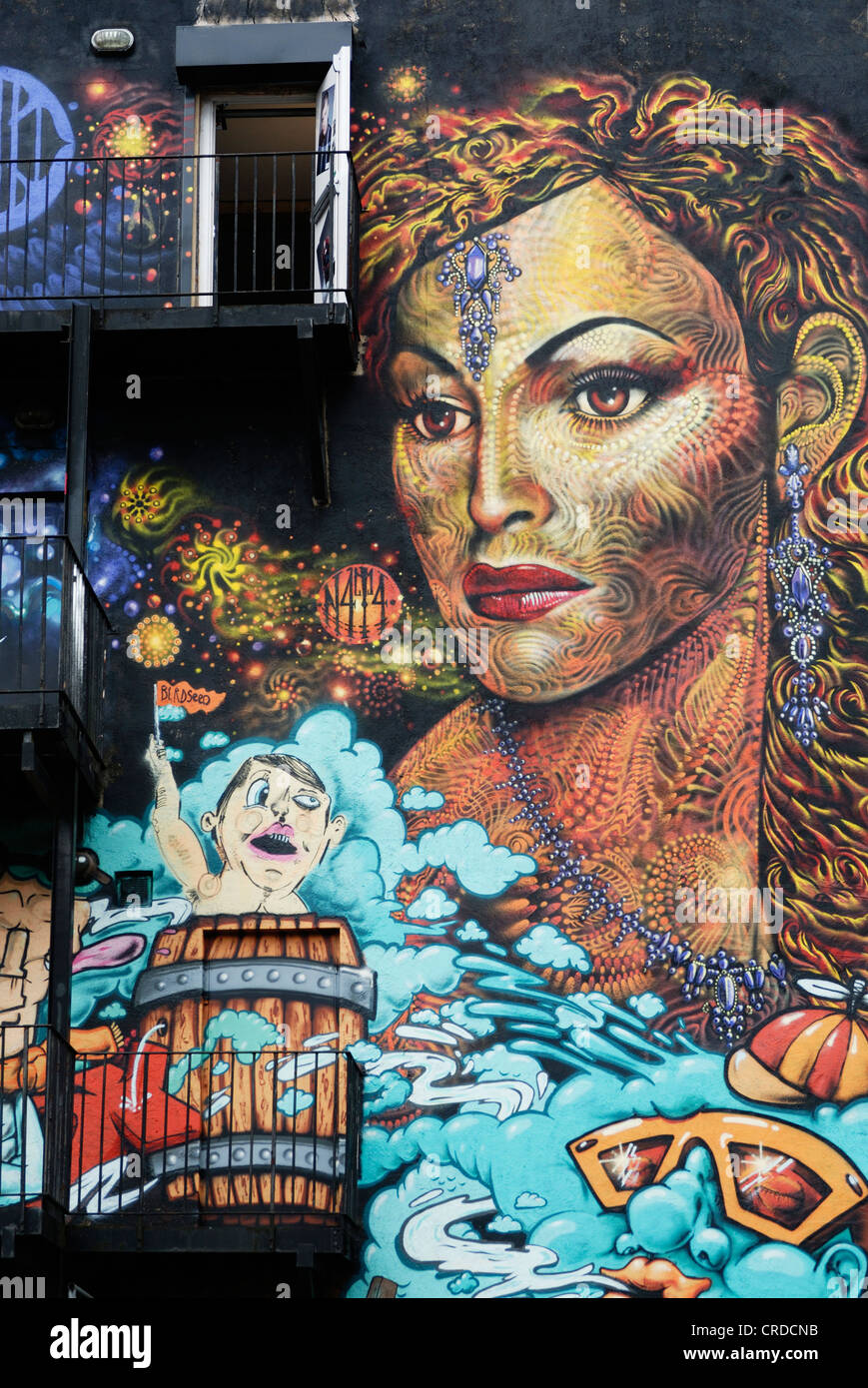 Graffiti street art manchester hi-res stock photography and images - Alamy