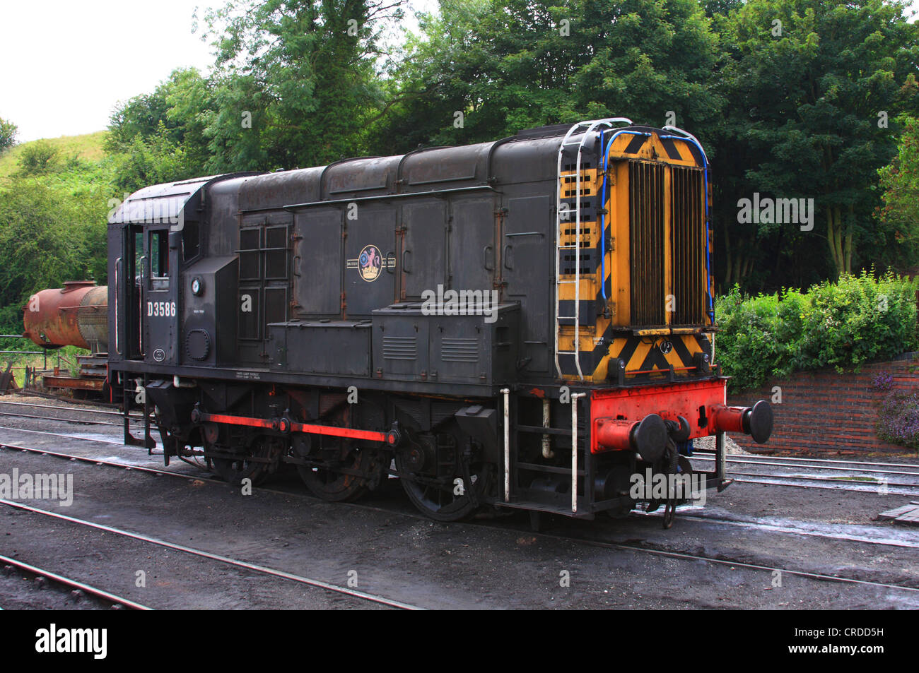 Diesel Shunter 'D3586' Locomotive at Bridgnorth Station, Severn Valley ...