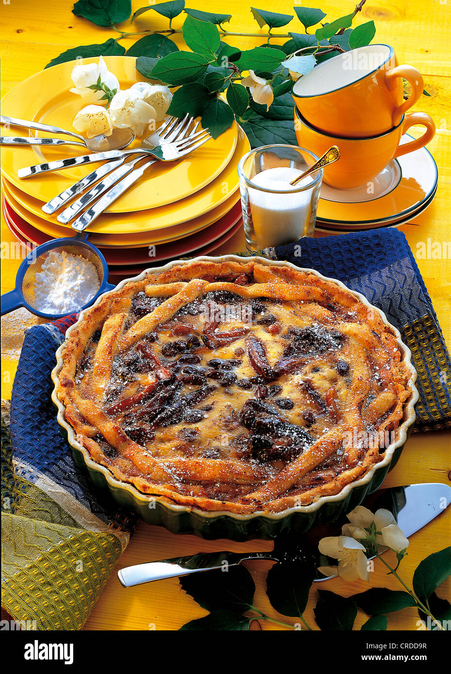 Date pie, southern style, USA Stock Photo - Alamy