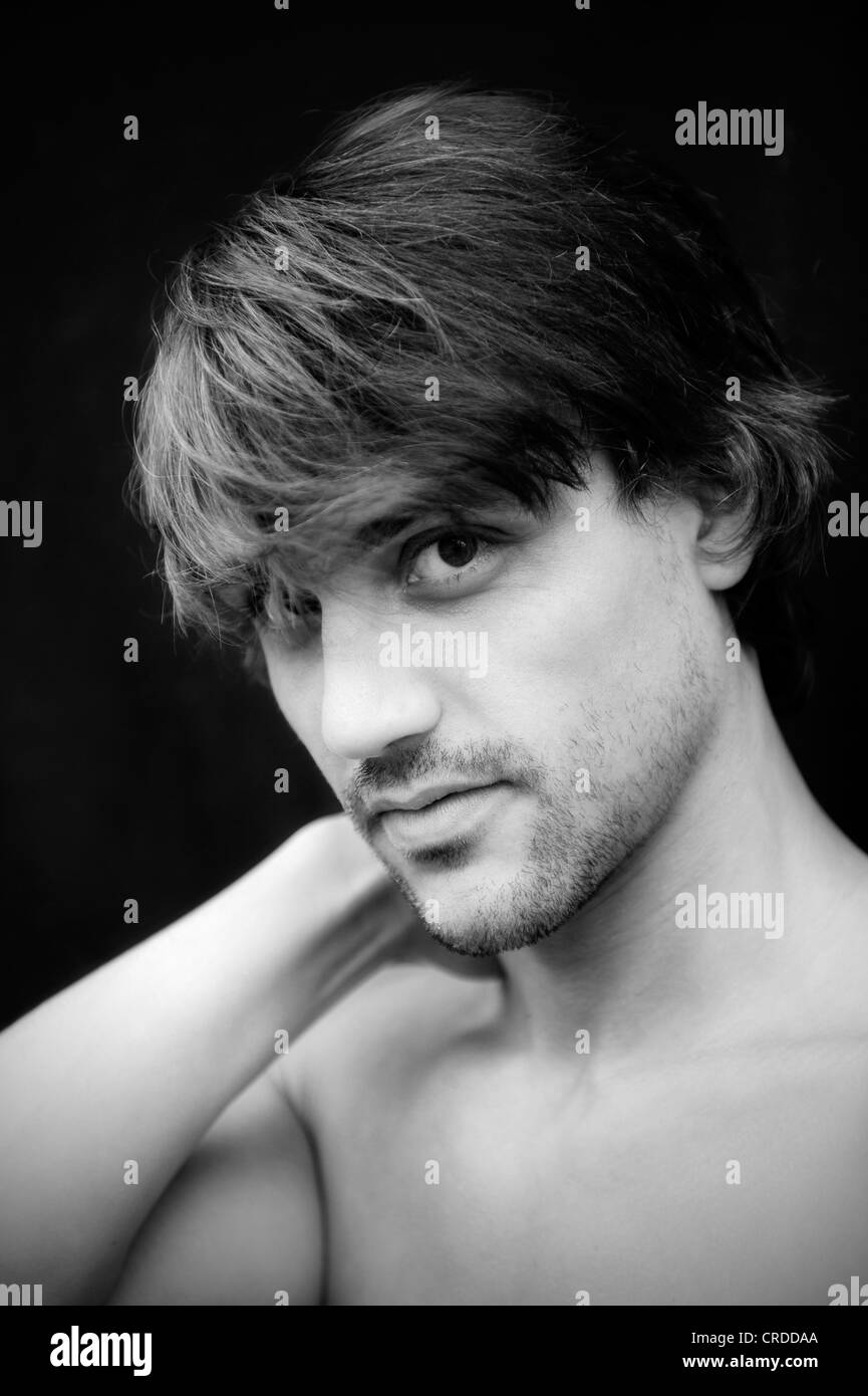 Portrait mature european man Black and White Stock Photos & Images - Alamy