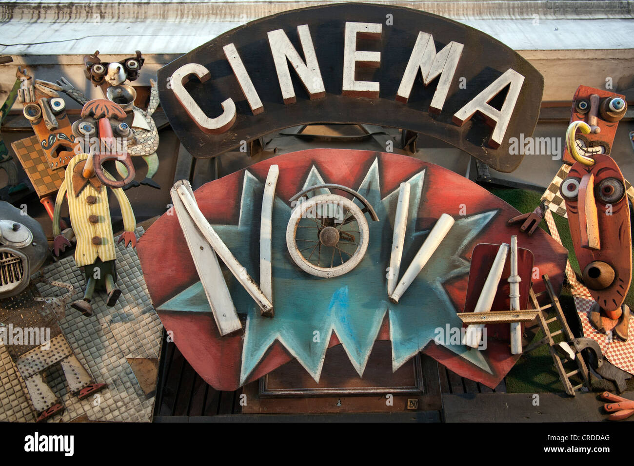 Sign for the Cinema Nova Brussels Belgium Stock Photo - Alamy