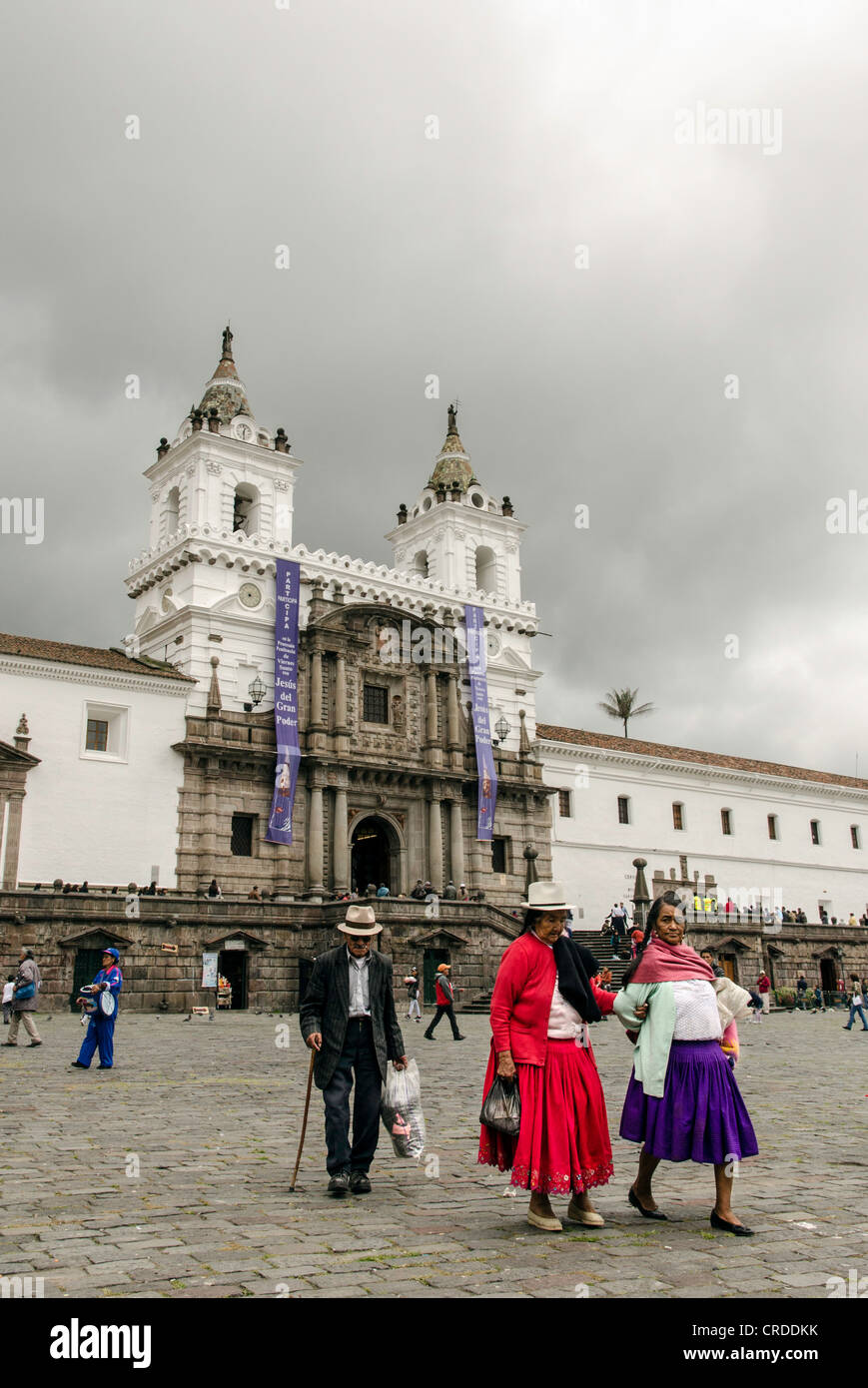 Traditional costume Quito Ecuador Stock Photo - Alamy