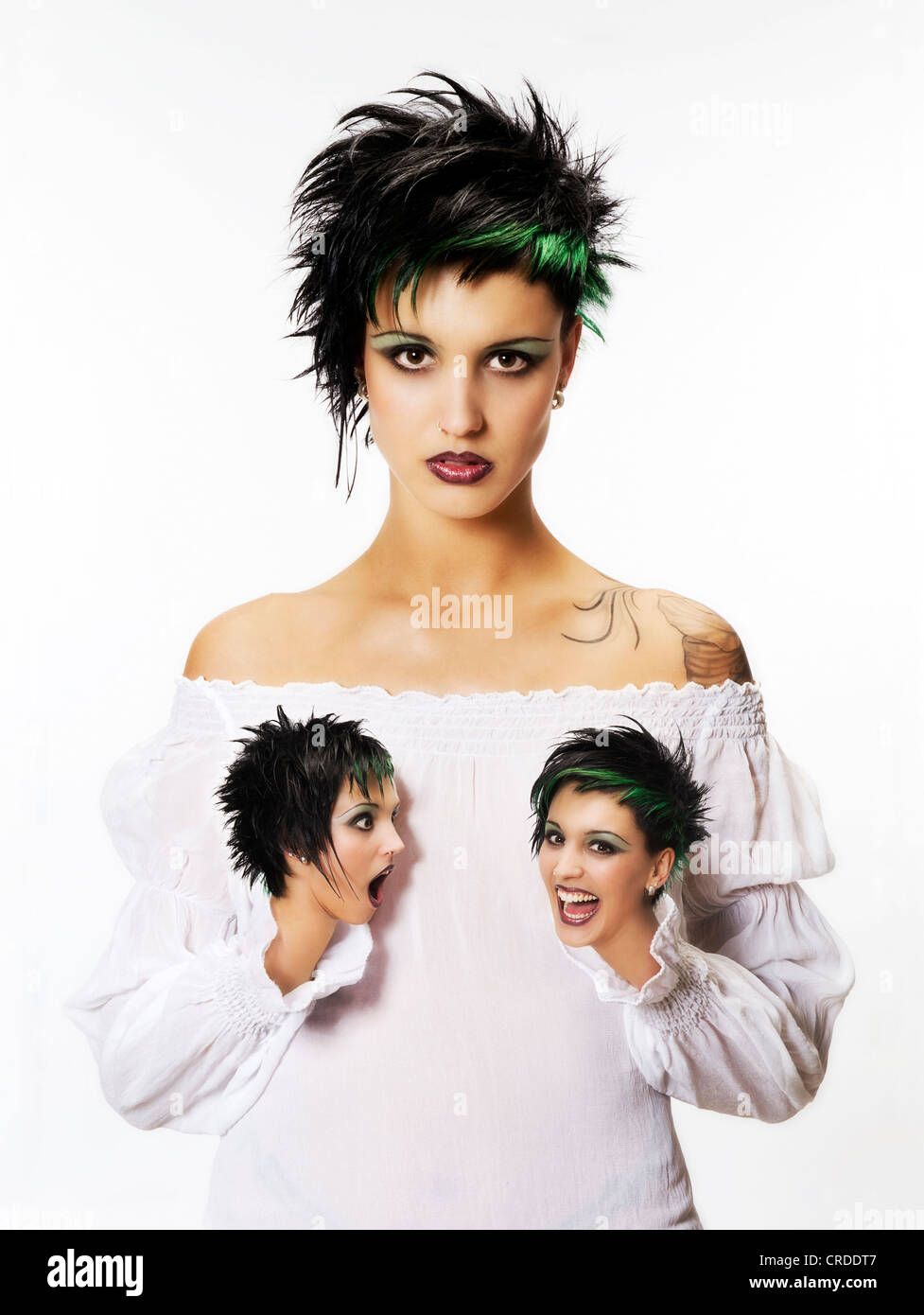 Various female heads hi-res stock photography and images - Alamy