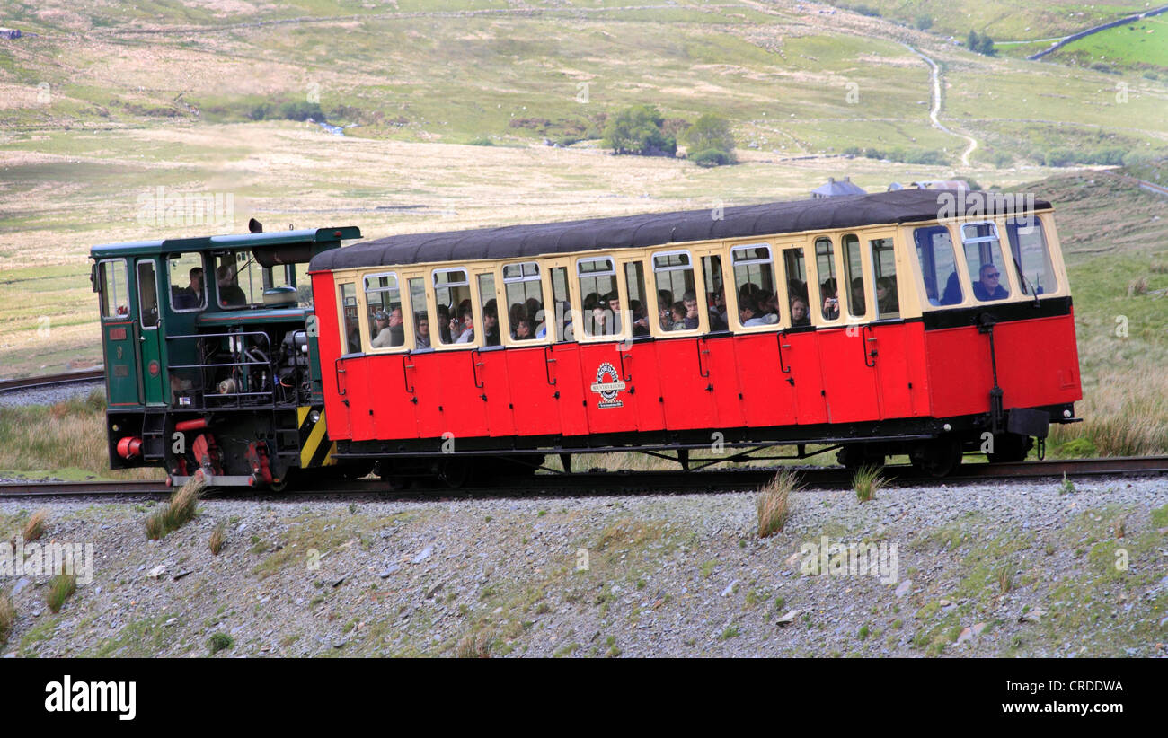 Train diesel snowdon hi-res stock photography and images - Alamy