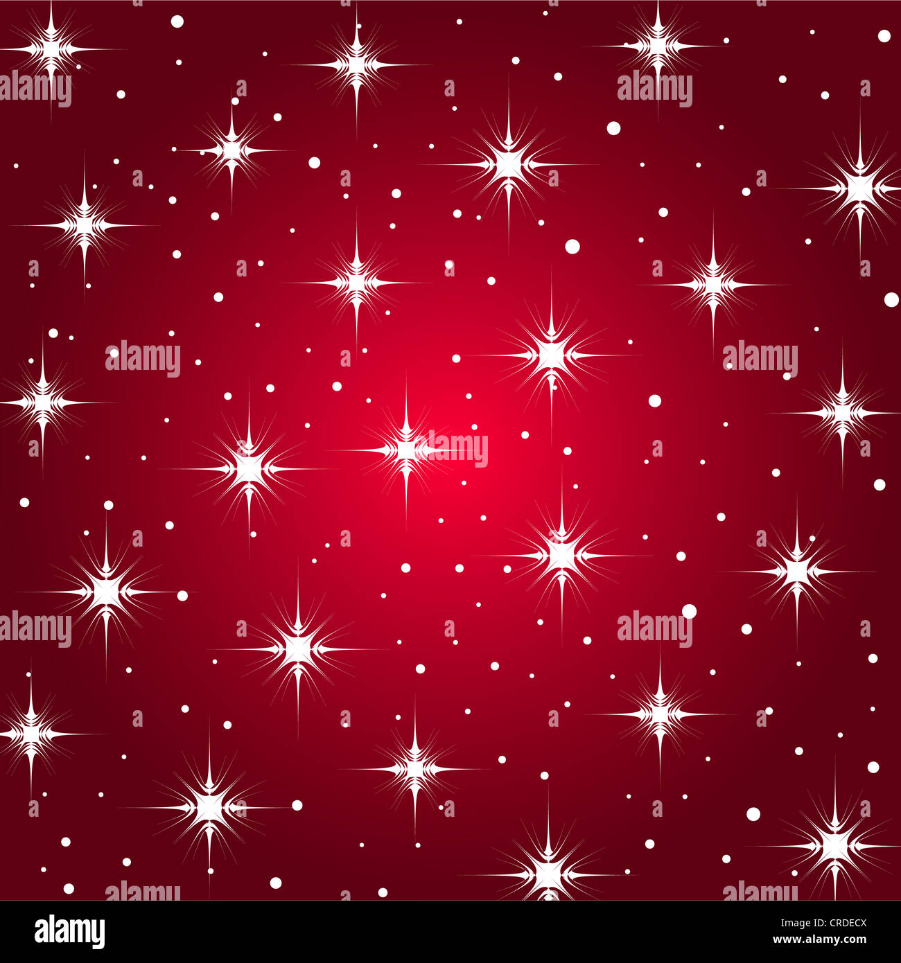 Sparkling stars pattern on red Stock Photo - Alamy