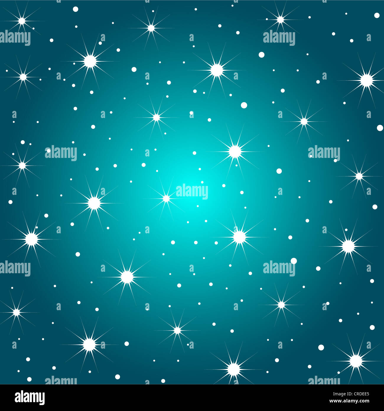 Sparkling stars pattern on blue Stock Photo - Alamy