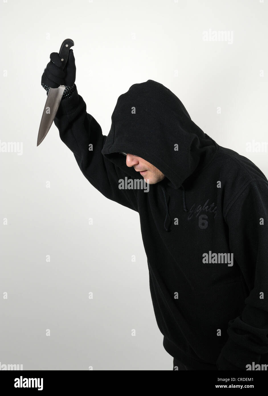 Hoodie knife hi-res stock photography and images - Alamy