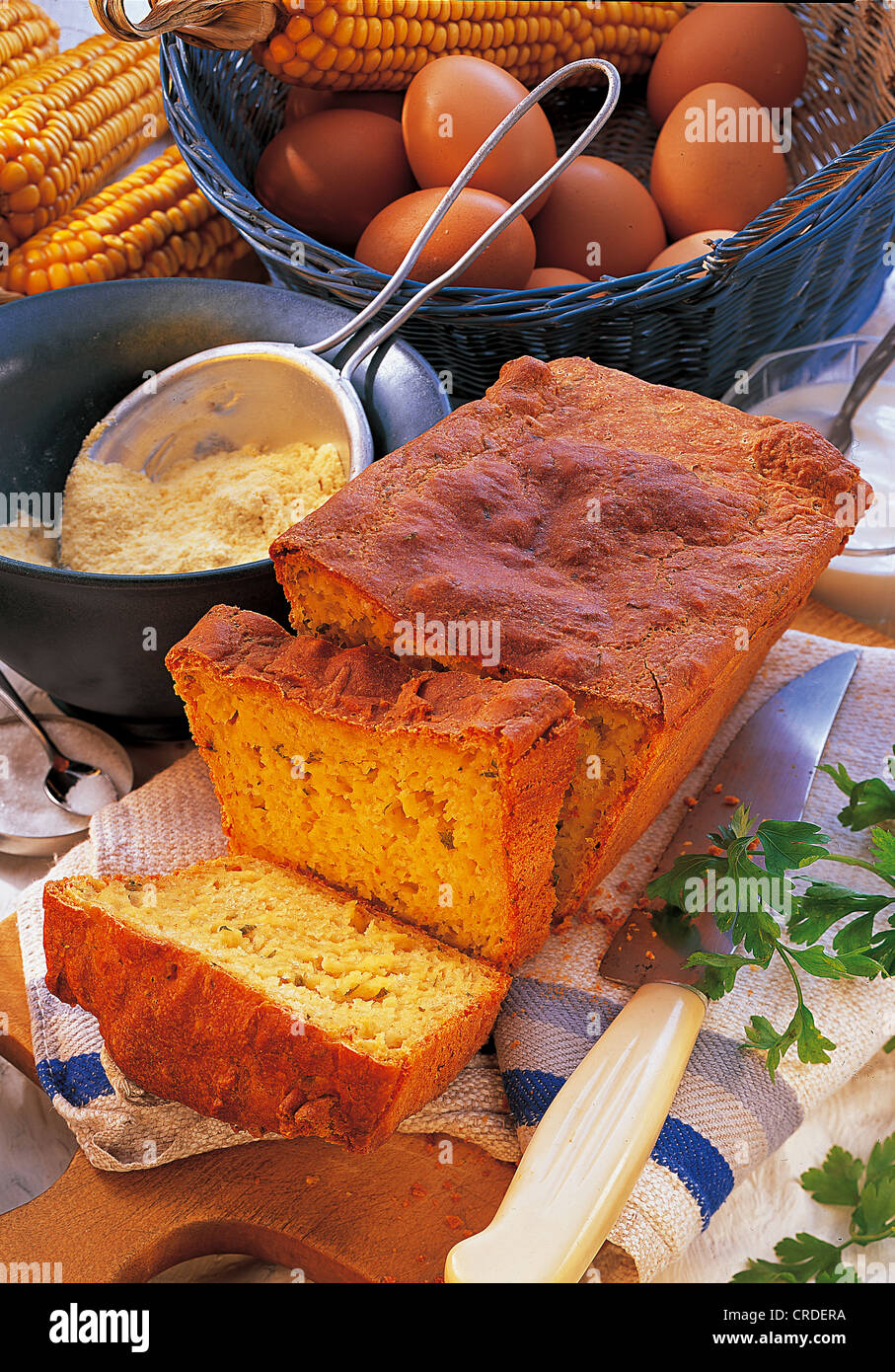 Turkish corn bread, Turkey Stock Photo - Alamy