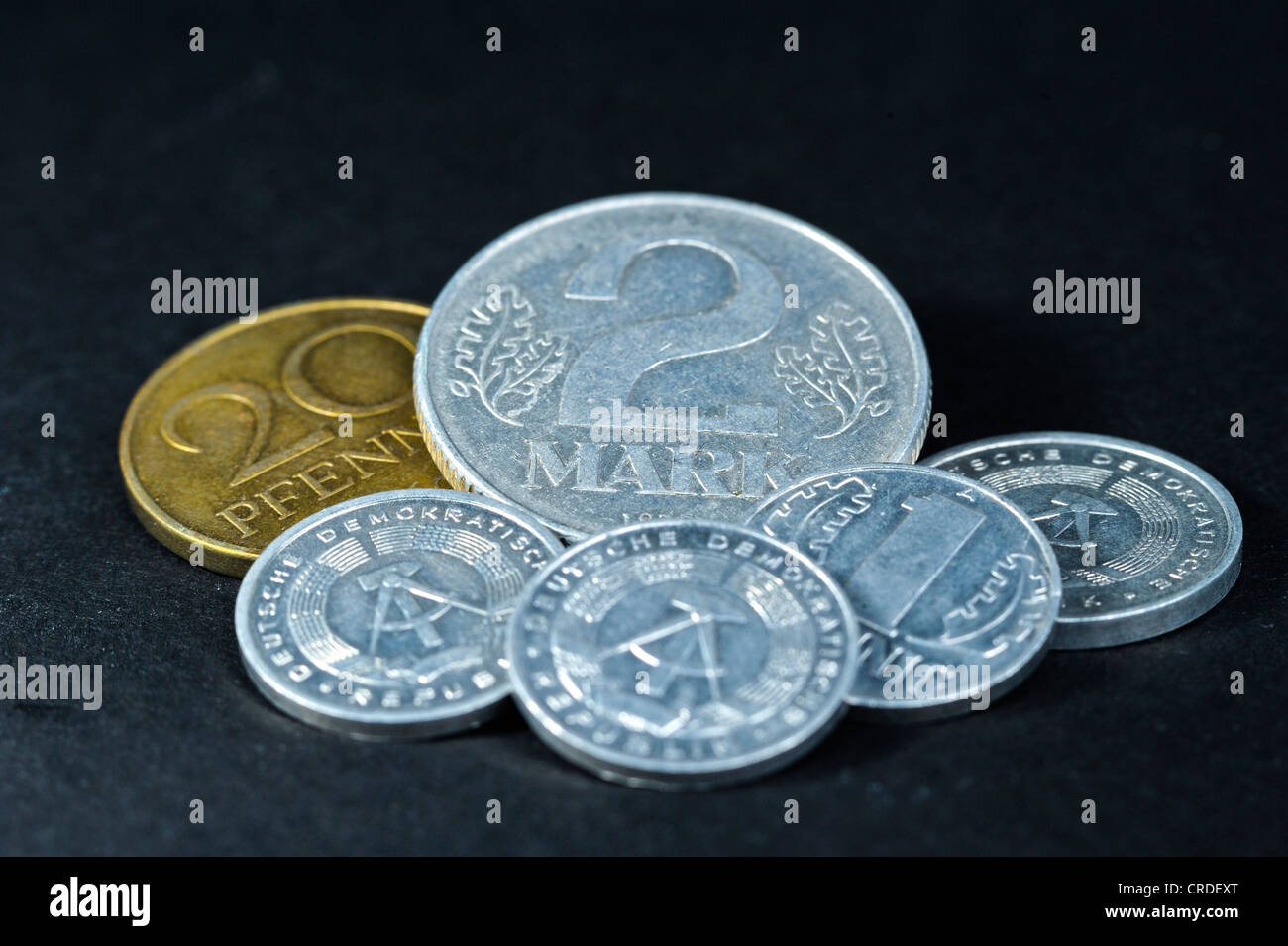 German pfennig coins hi-res stock photography and images - Alamy