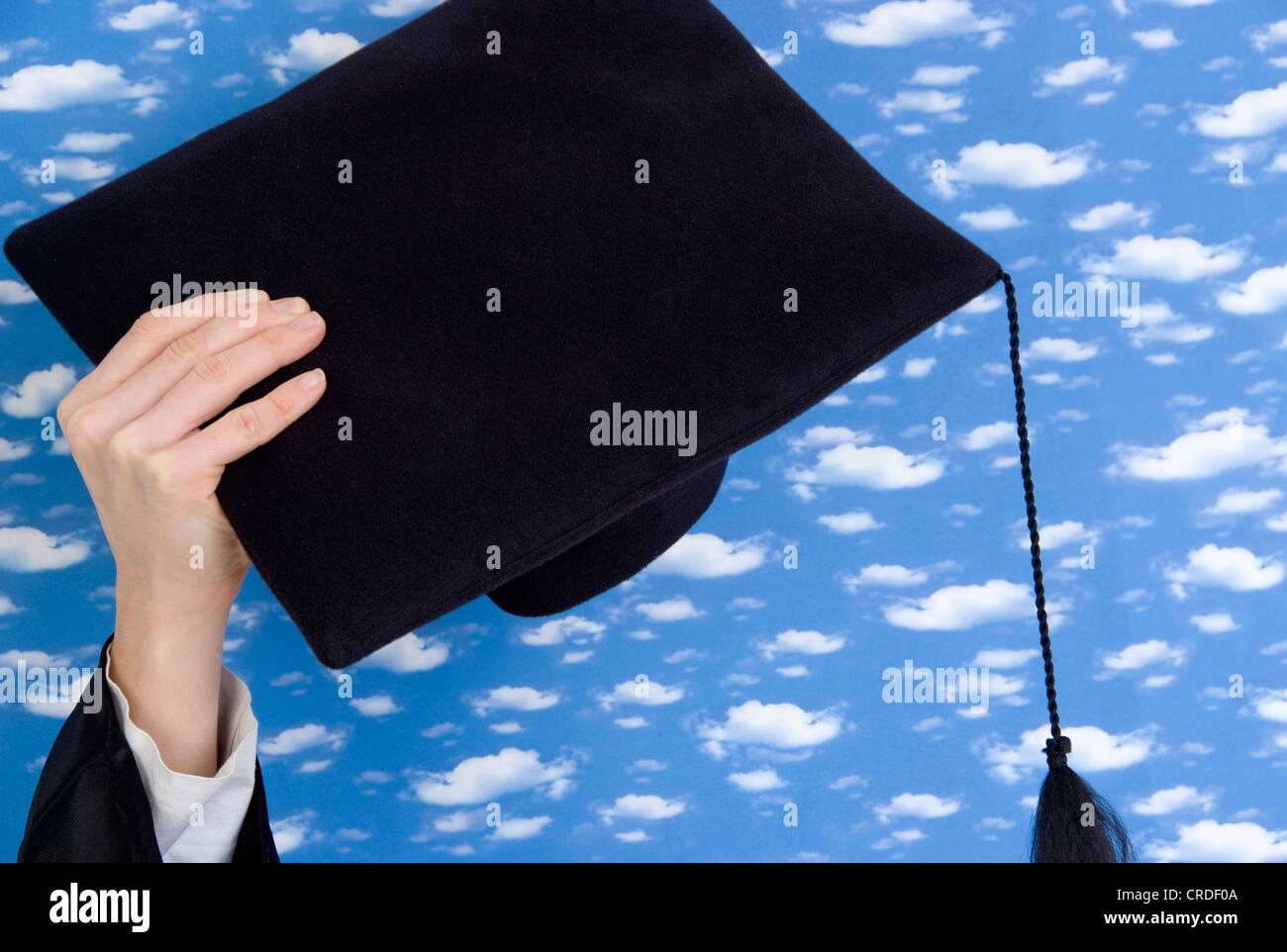 symbolic for graduation, doctoral cap Stock Photo - Alamy