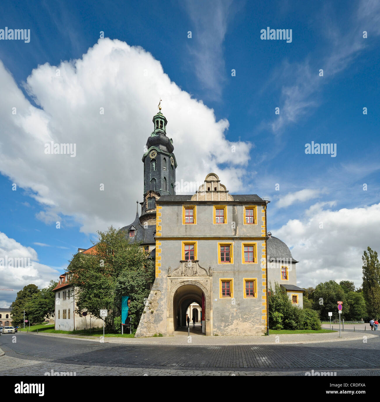 Residenzschloss castle, Weimar, Thuringia, Germany, Europe ...