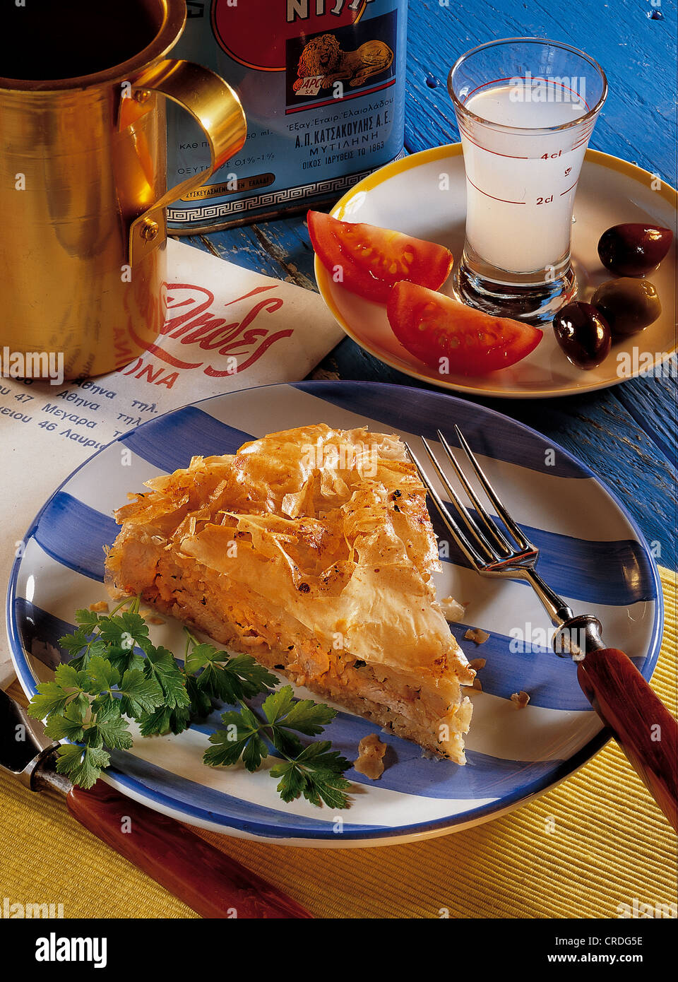 Greek pastry, Greece Stock Photo - Alamy