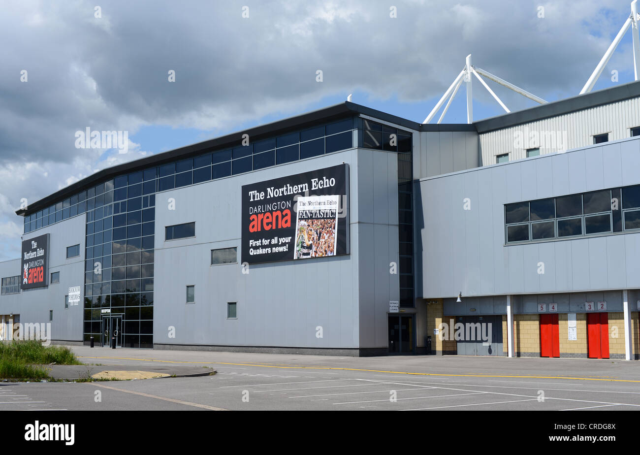 The Northern Echo Darlington Arena on the outskirts of Darlington ...