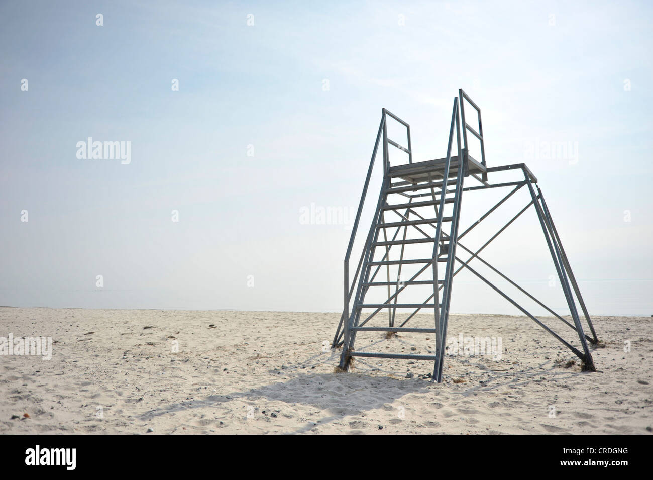 Guard tower on the beach Stock Photo - Alamy