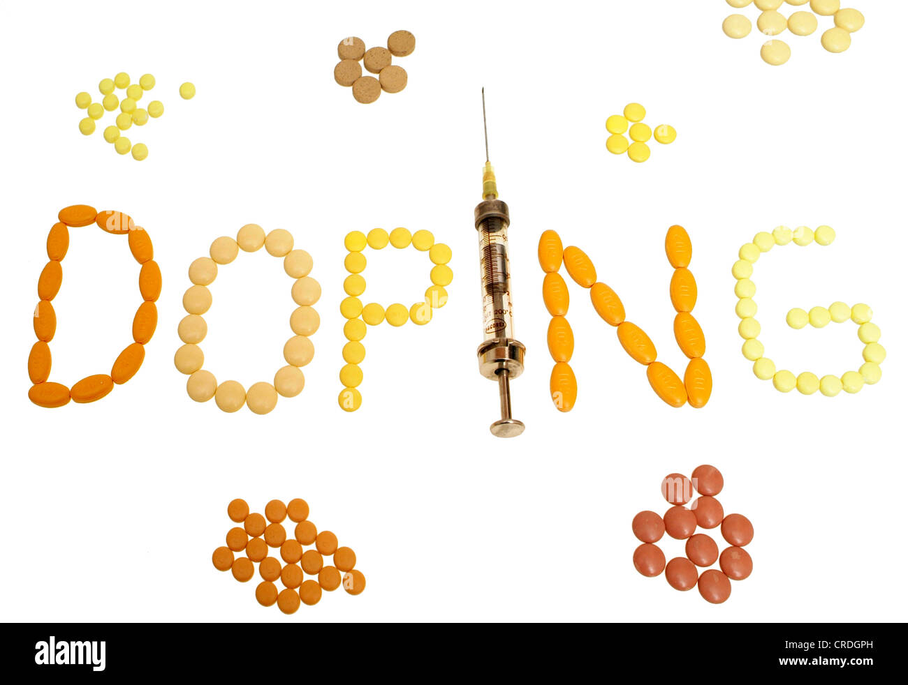 symbolic for doping Stock Photo - Alamy