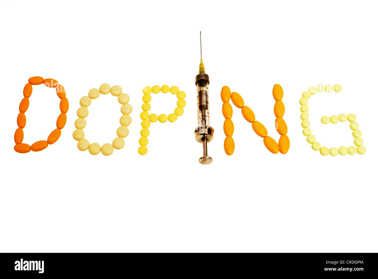 symbolic for doping Stock Photo - Alamy
