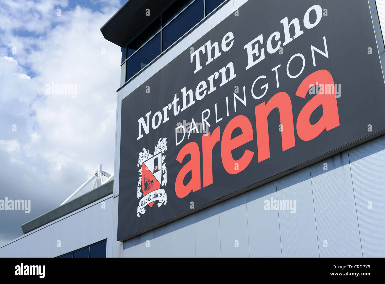 The Northern Echo Darlington Arena on the outskirts of Darlington ...