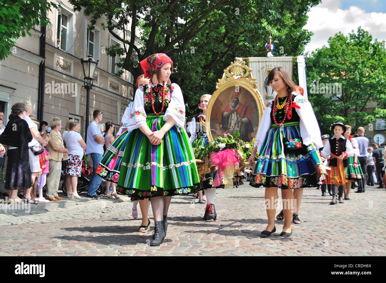 Corpus Christi Day - procession in Lowicz Stock Photo - Alamy