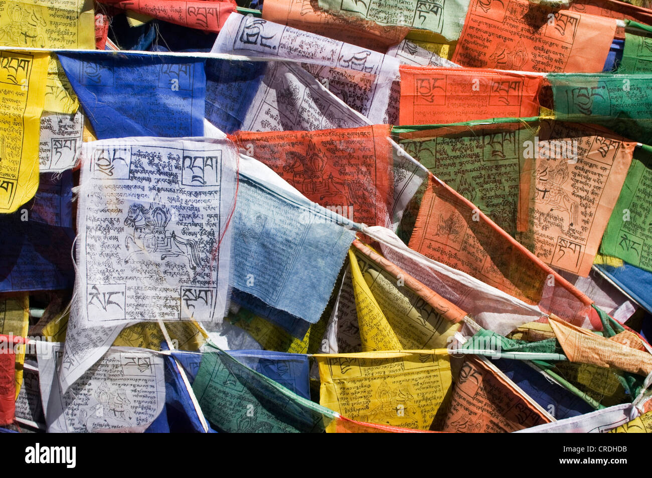 Number of prayer flags hi-res stock photography and images - Alamy