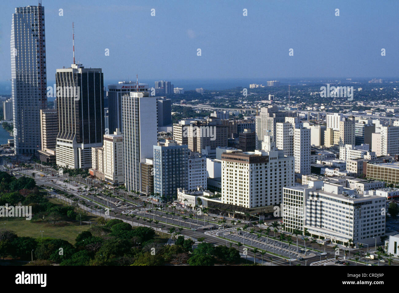 BISCAYNE BOULEVARD / MIAMI / FLORIDA Stock Photo - Alamy