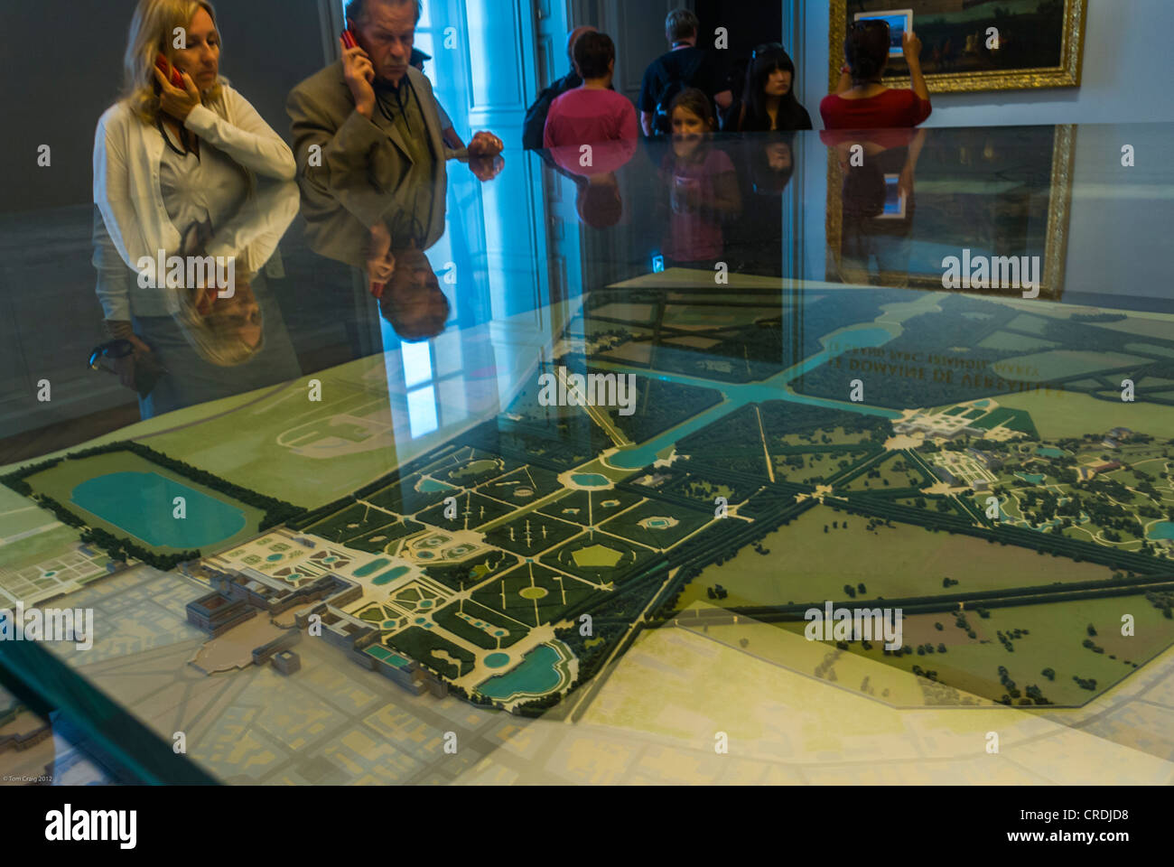 Versailles castle map hi-res stock photography and images - Alamy