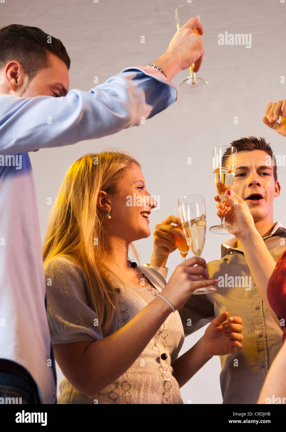 Group of young people partying Stock Photo - Alamy