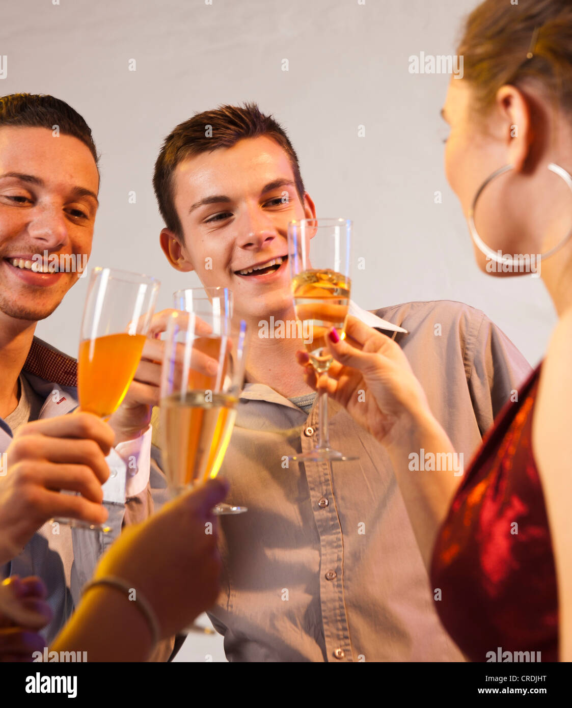 Four men partying hi-res stock photography and images - Alamy