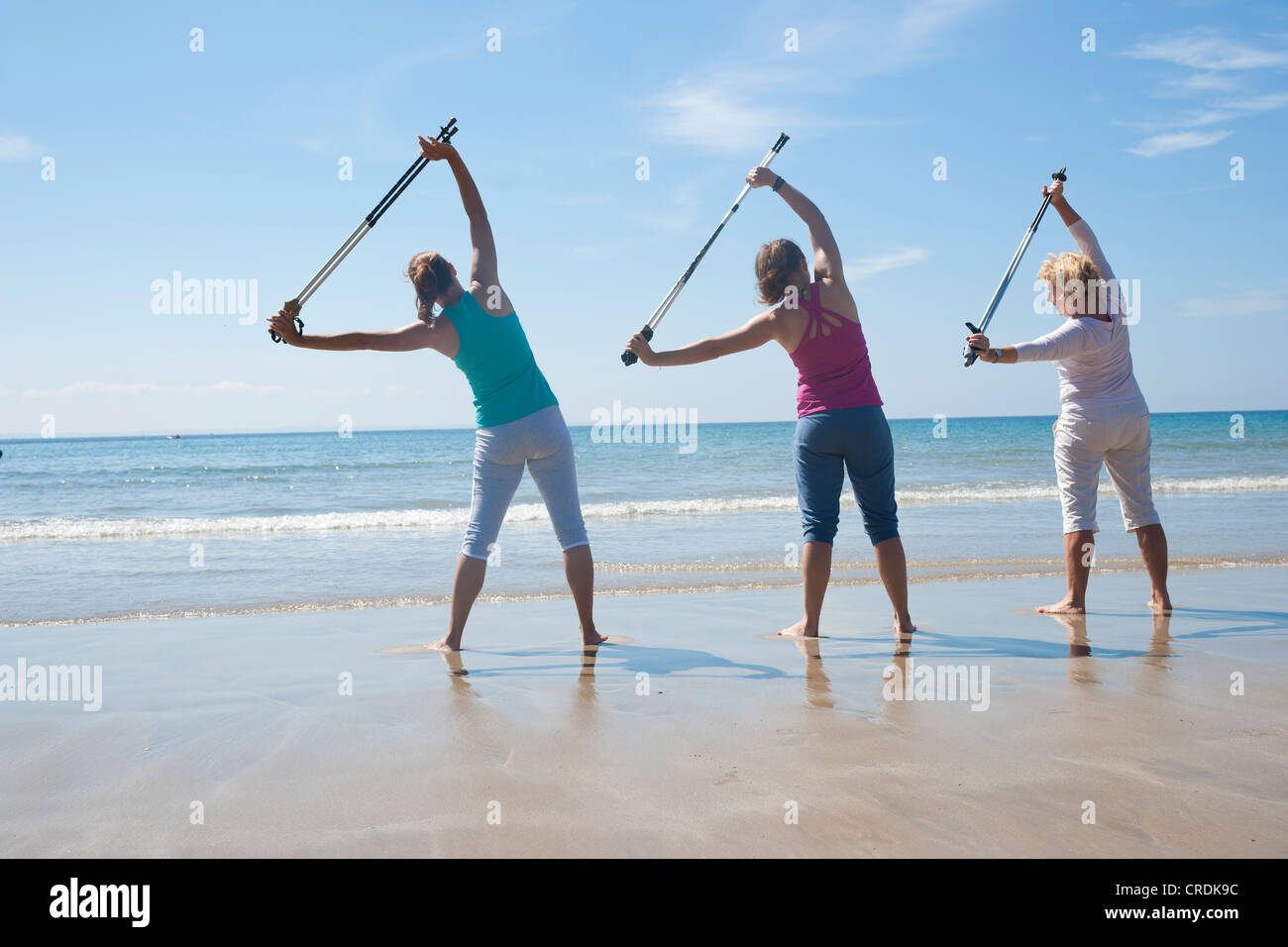 Walking sticks beach hi-res stock photography and images - Alamy