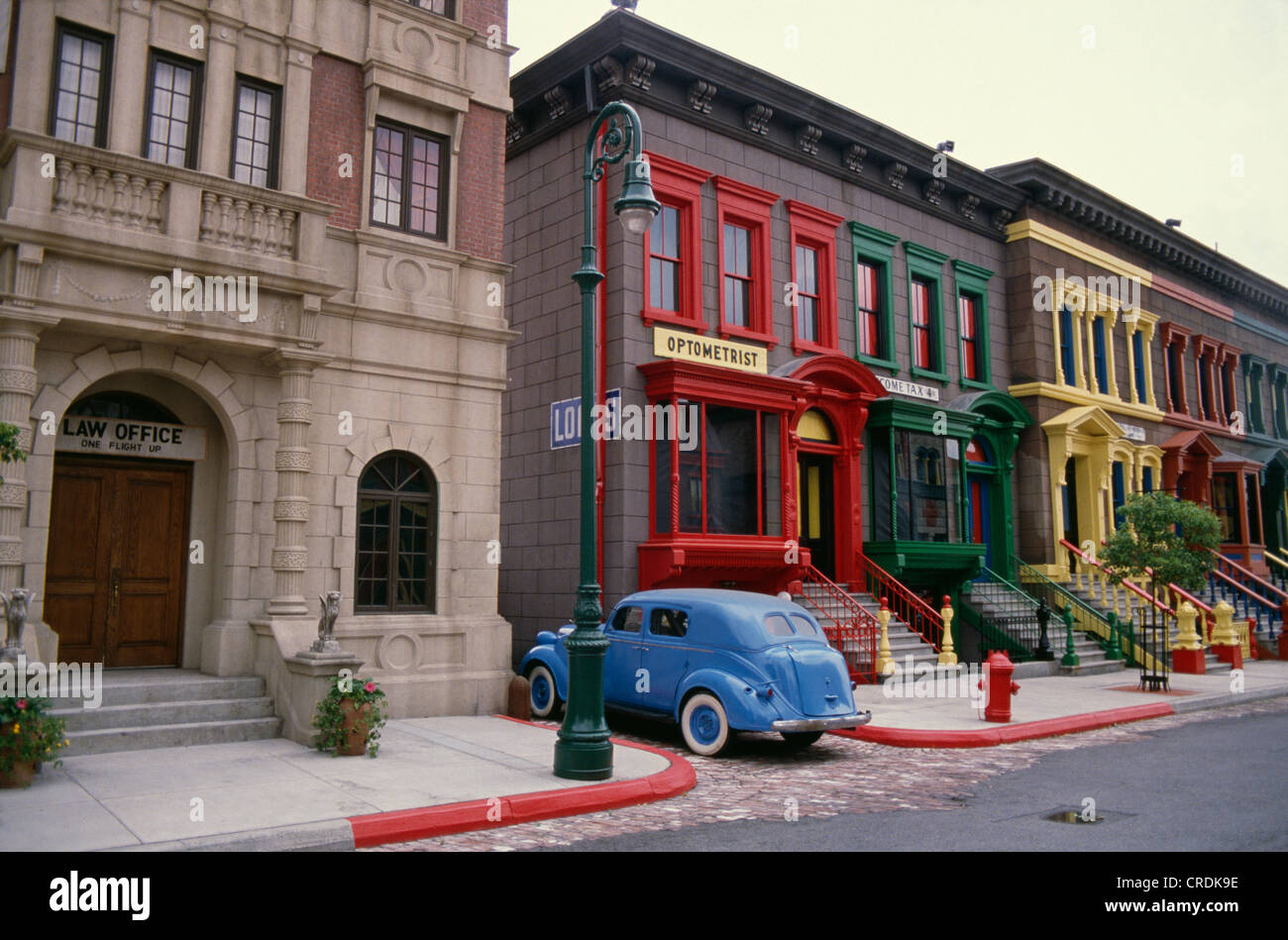 COLORFUL BUILDINGS, FLORIDA Stock Photo - Alamy