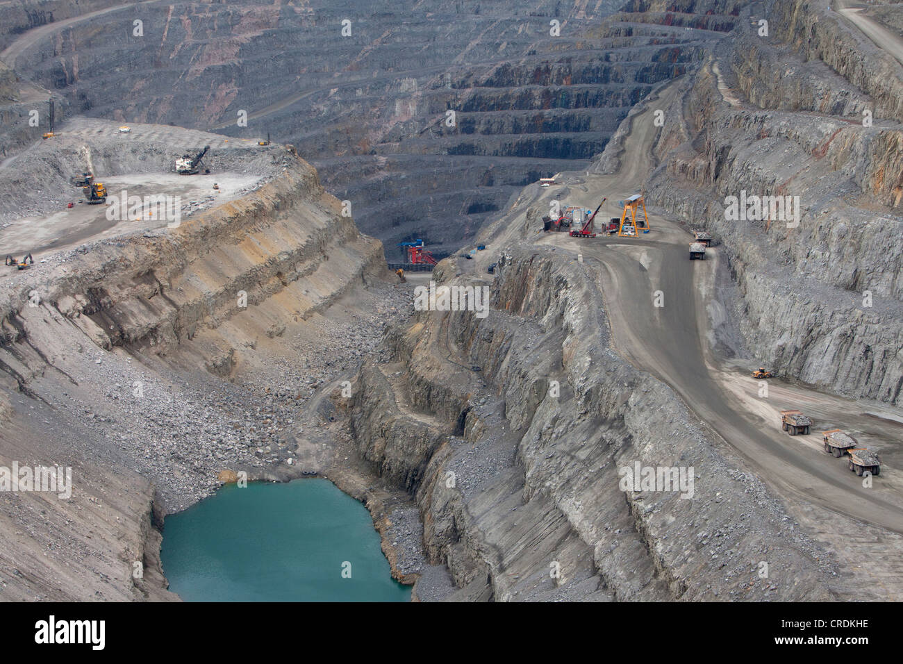 Aitik copper mine of Boliden AB, about 20 km southeast of the town of ...