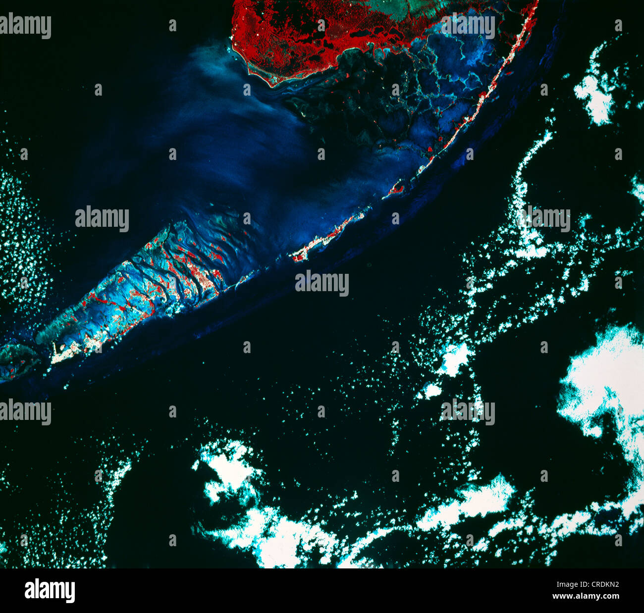 NASA PHOTO OF FLORIDA KEYS Stock Photo - Alamy