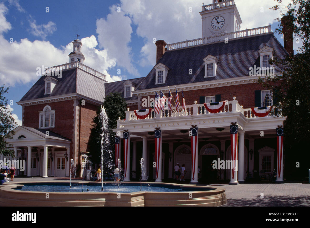 AMERICAN BUILDING AT EPCOT CENTER, WALT DISNEY WORLD, ORLANDO, FLORIDA ...